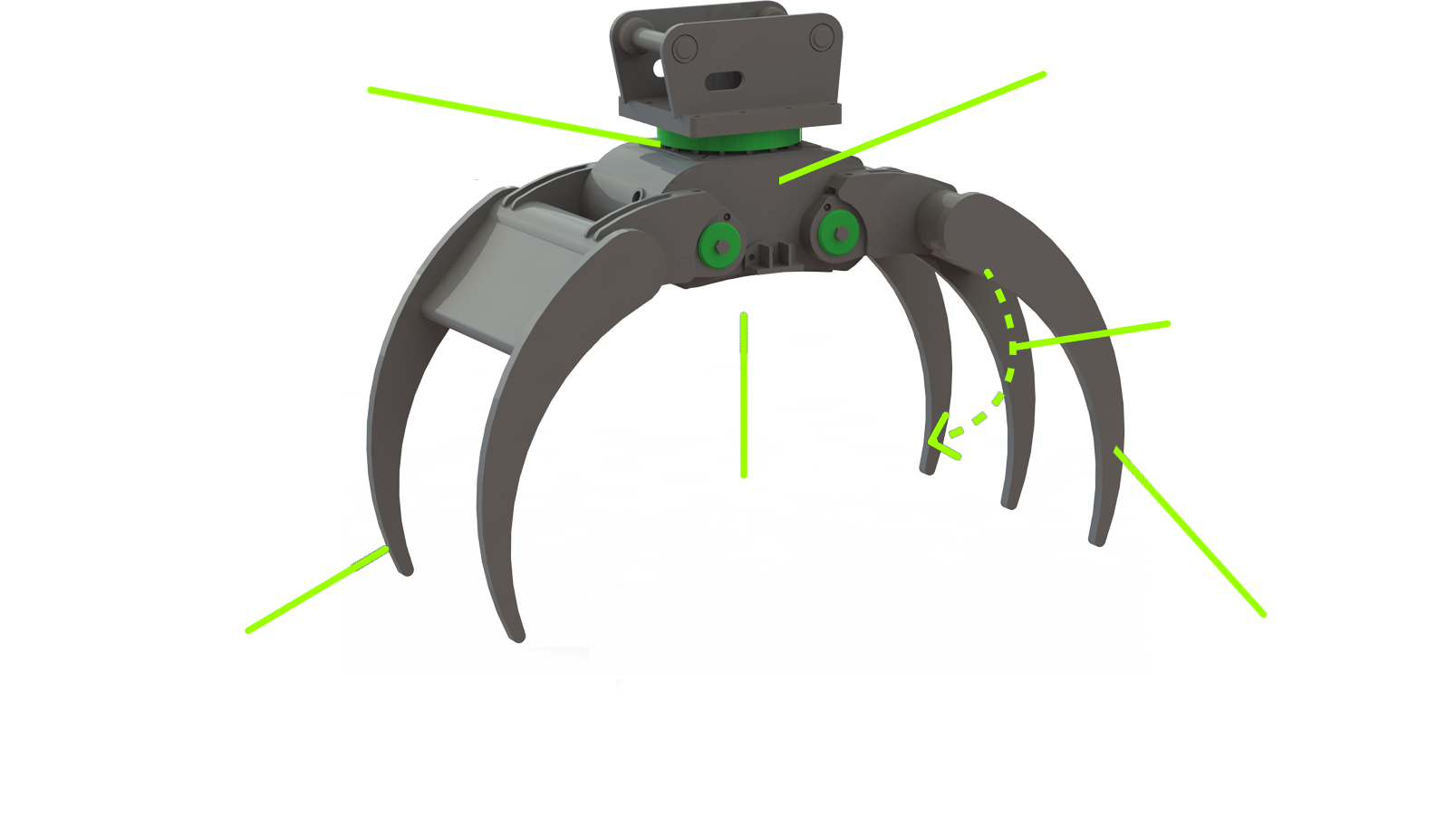 Biomass Grapple - Modularis drive